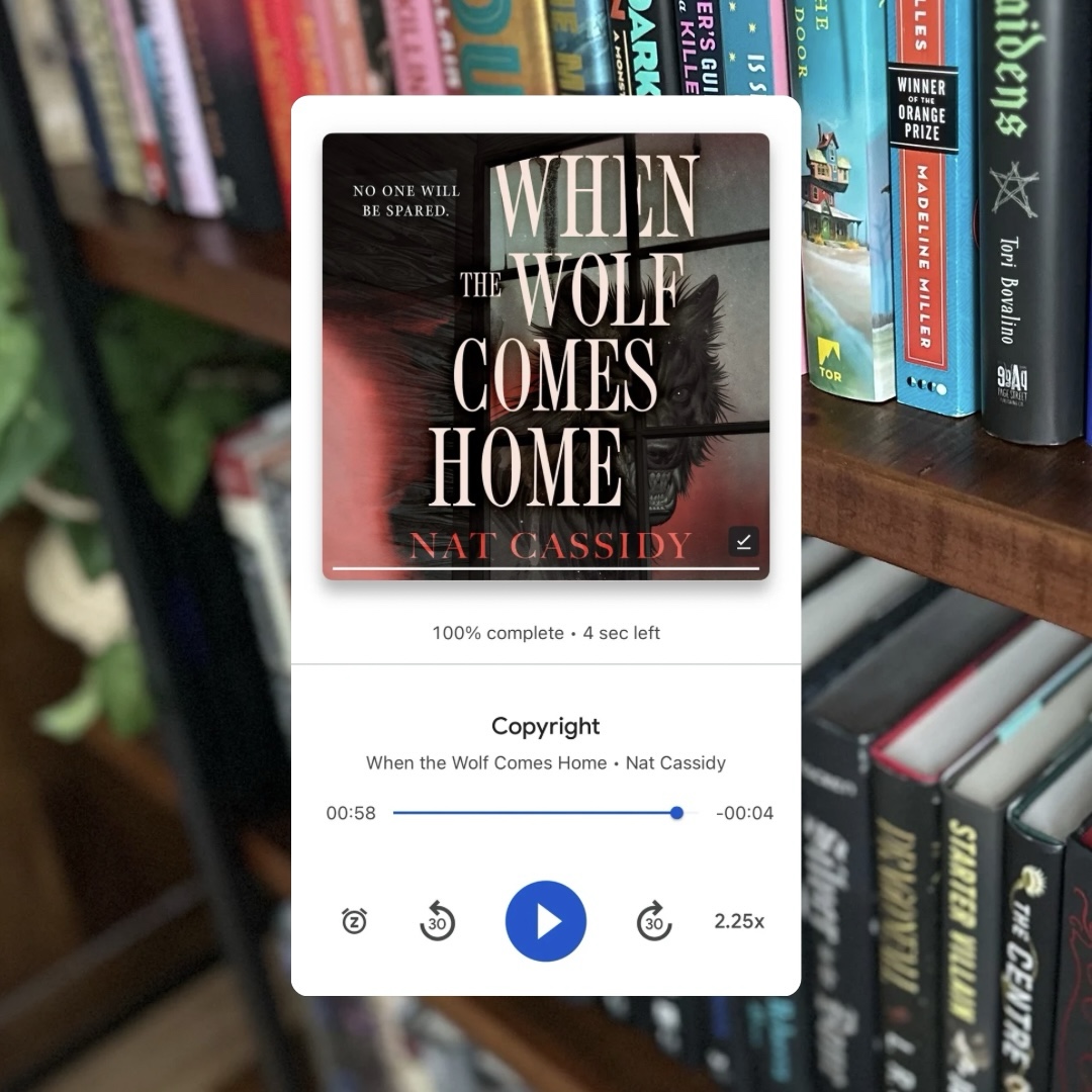 When the Wolf Comes Home – When I'm Reading